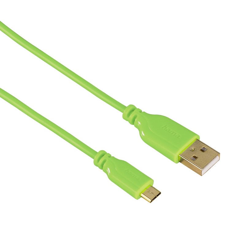 Hama Flexi-Slim USB to Micro USB 0.75m Cable (135702) | PC Shopper