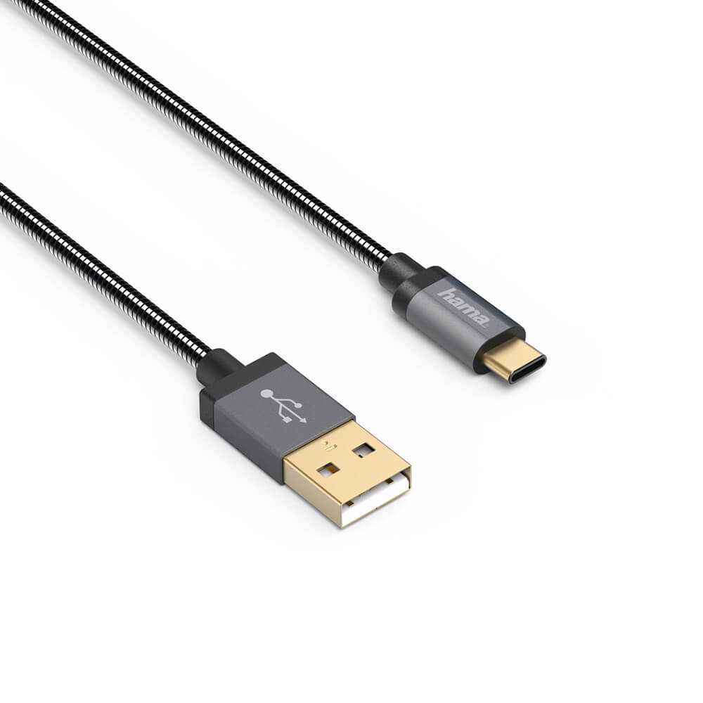 Hama USB -C 0.75 m metal Cable (135790) | PC Shopper