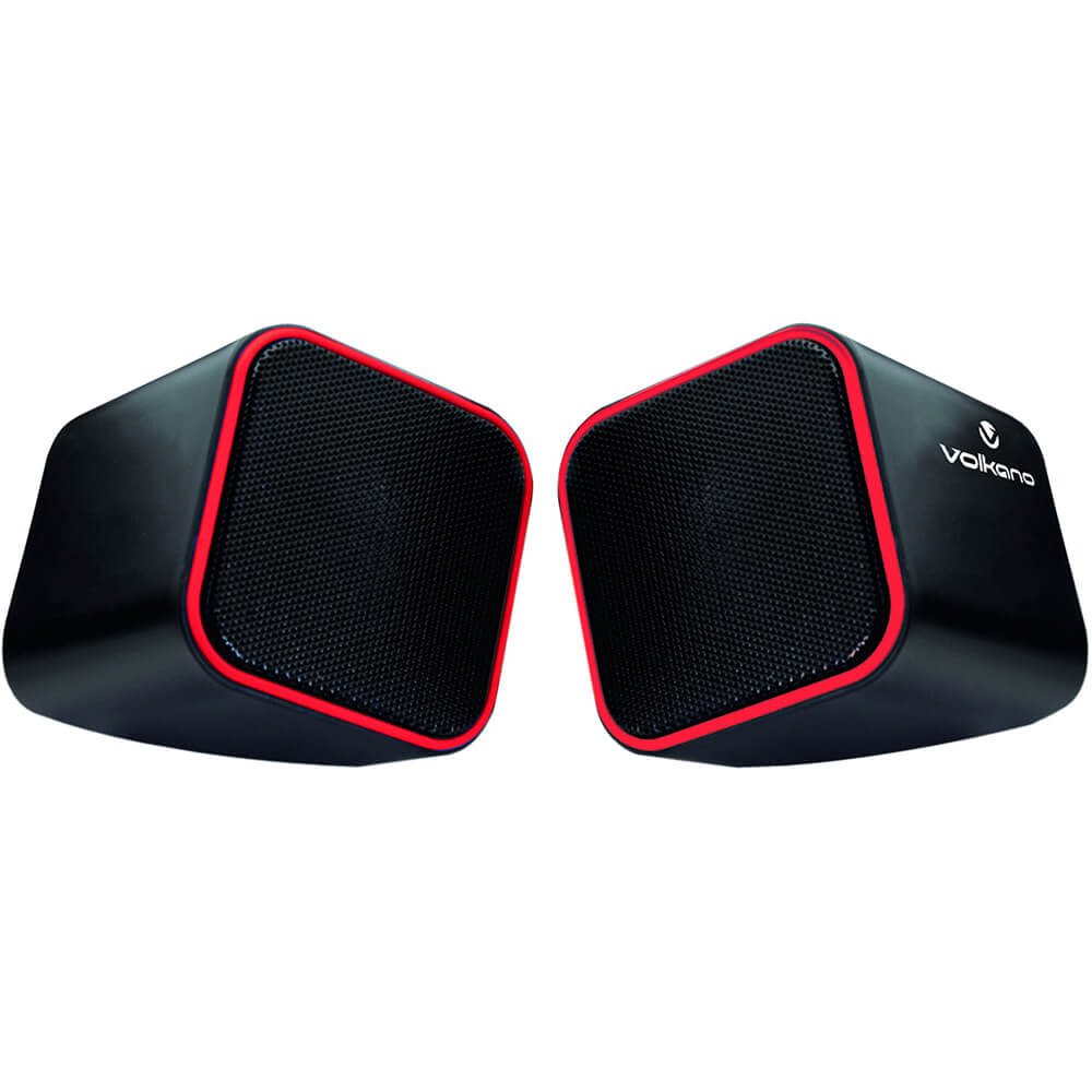 Volkano Diamond Series USB Powered Speakers - Red (VB702RED) | PC Shopper