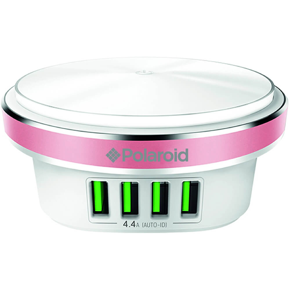 Polaroid 4 Port USB Charger With LED Light (PUSB4) | PC Shopper