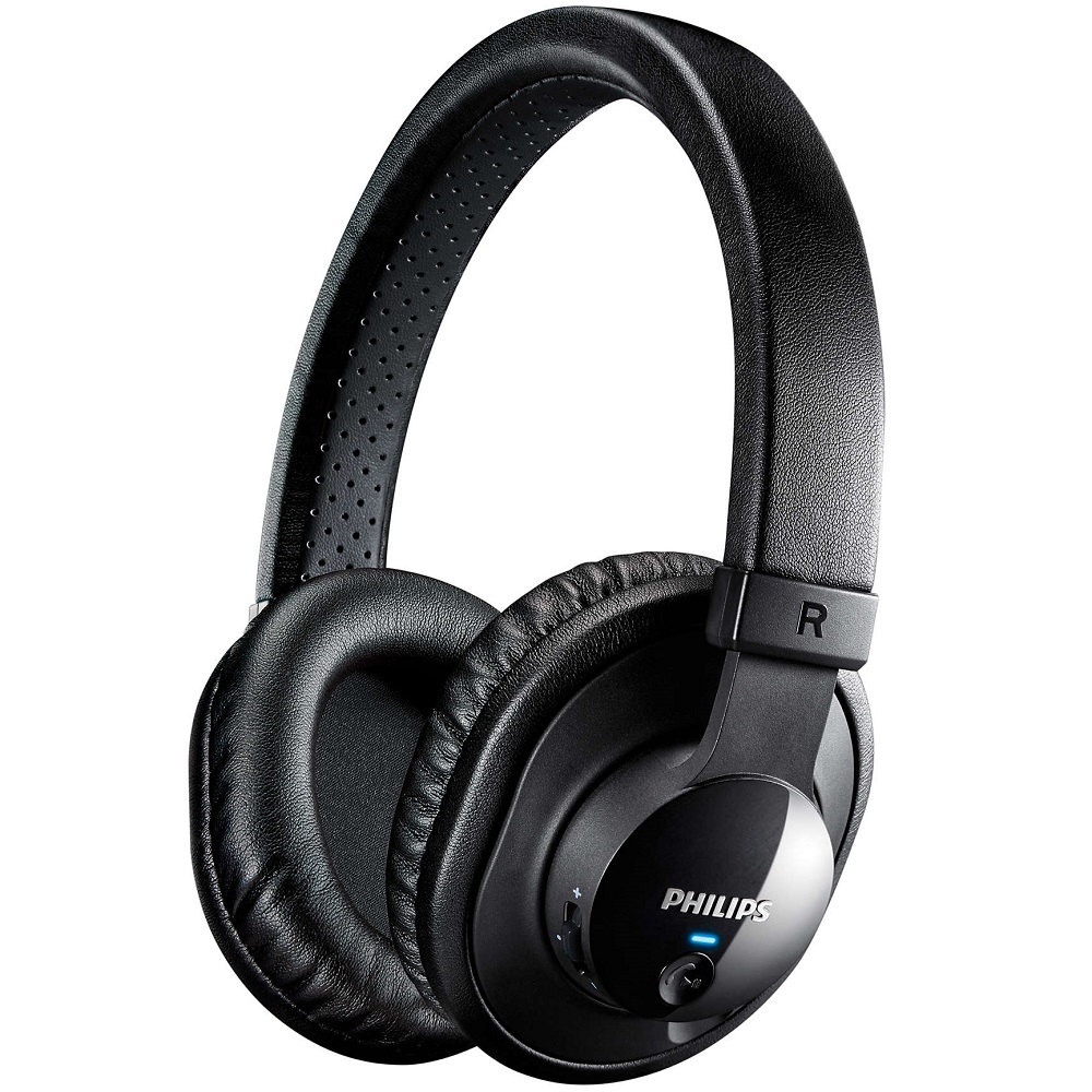 Philips Wireless Bluetooth Headphones - Black Desktop PC