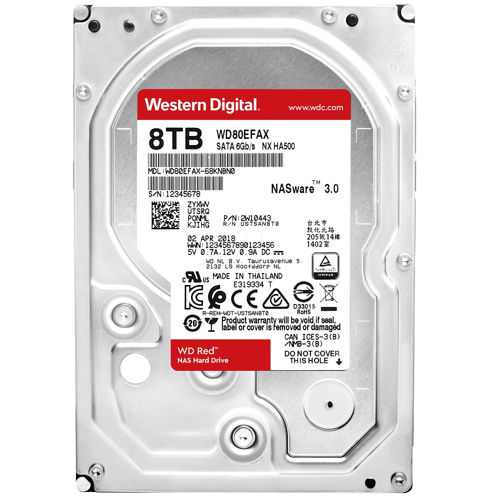 WD Red 8TB 3.5-inch NAS Hard Drive (WD80EFAX) | PC Shopper