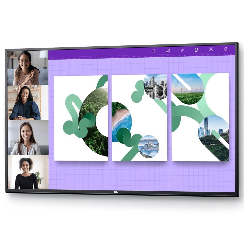 Dell P5524Q 55in 4K UHD Conference Room Monitor 55in Laptop