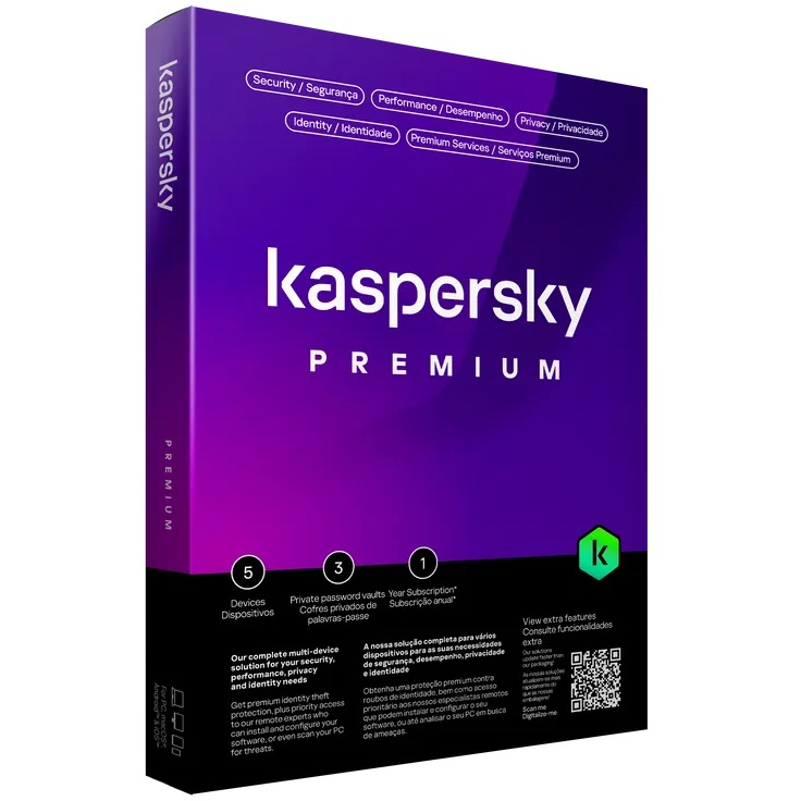 Kaspersky Premium Total Security ESD Annual Subscription - 5