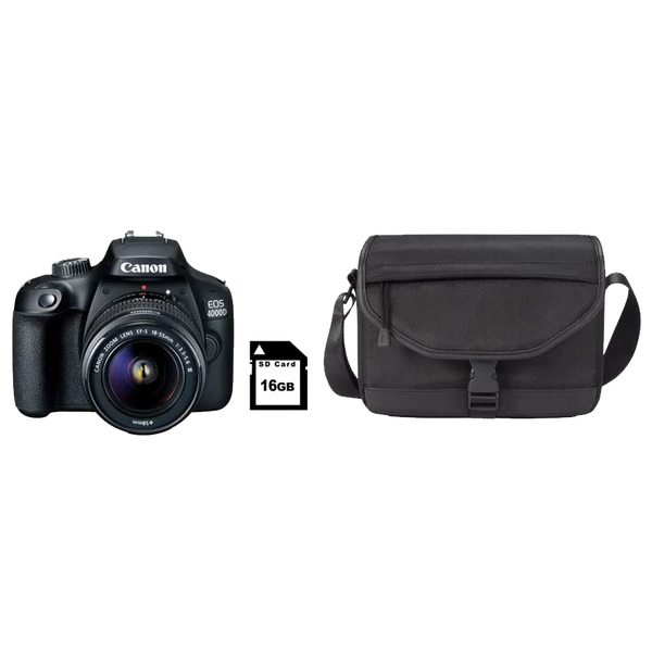 Canon EOS 4000D DSLR Camera Starter Bundle | Genuine Stock